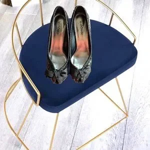 le chateau | Shoes | Vintage Y2k Le Chateau Peep Toe Betty Animal Print ...
